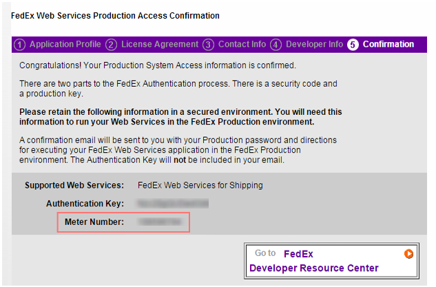 FedEx Meter Number – Inksoft