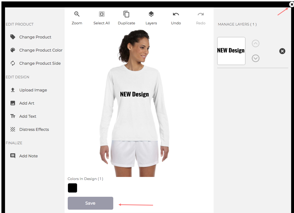 Create New Design Idea – Inksoft