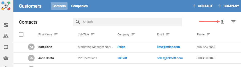 Import Contacts – Inksoft
