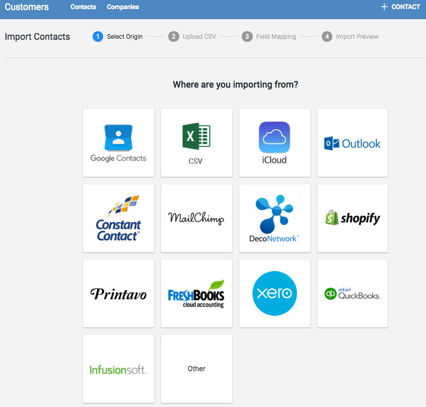 Import Contacts – Inksoft