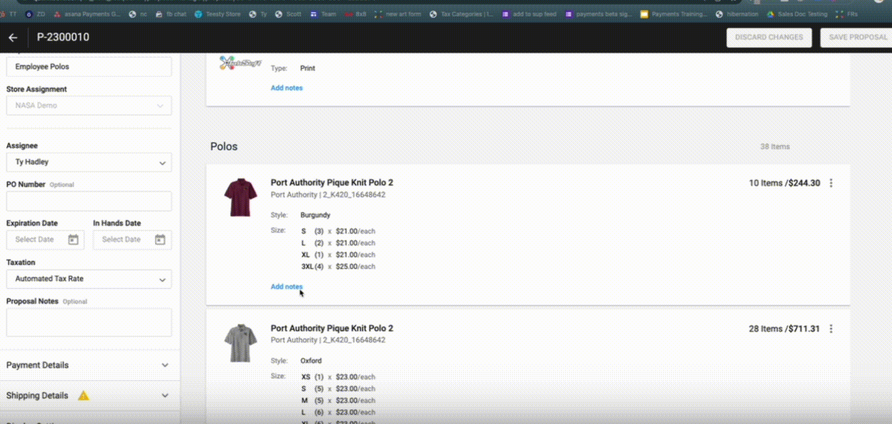 Organize Proposal Sections & Line items – Inksoft Organize Proposal Sections & Line items – Inksoft