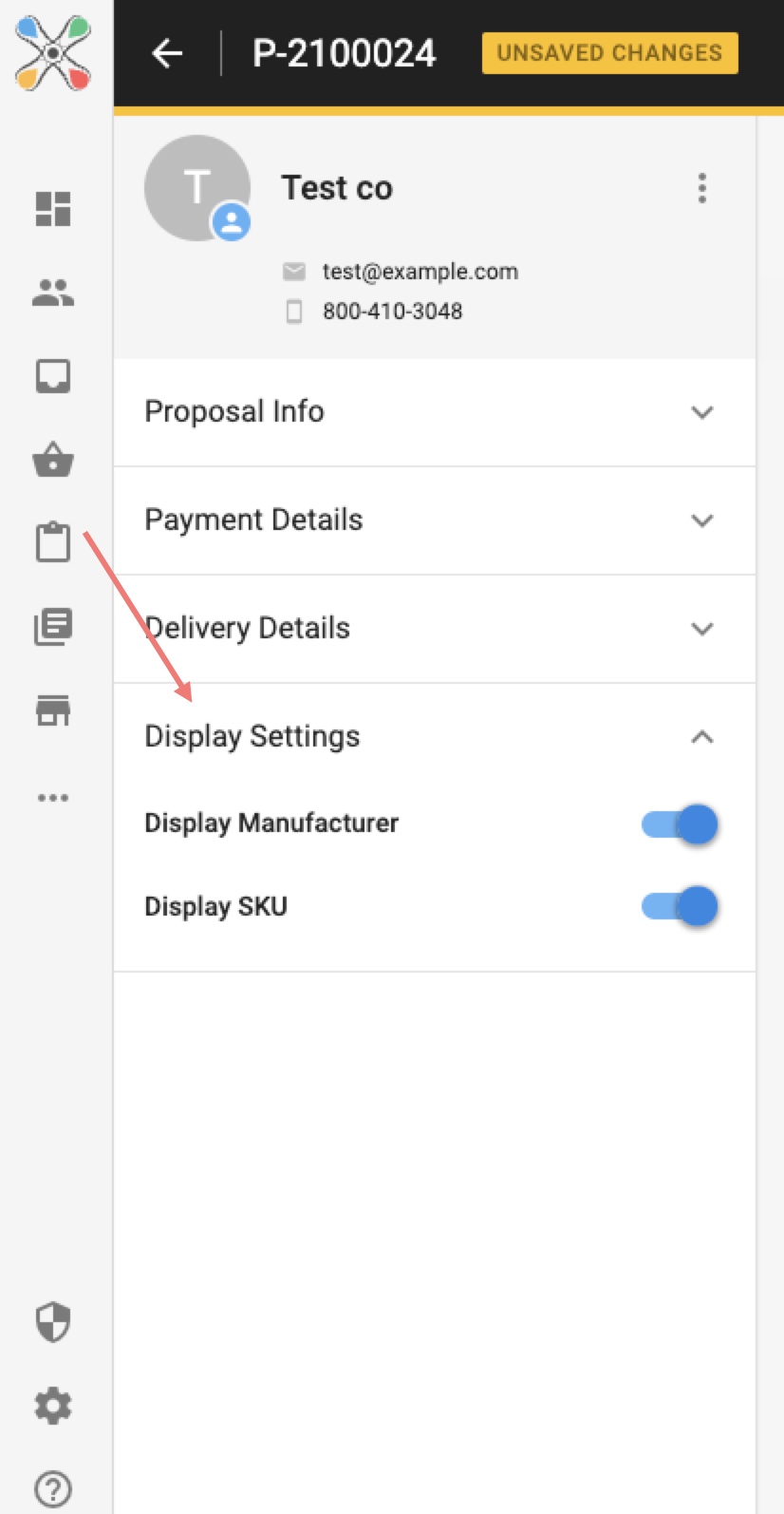 Finish Proposal Settings & Review – Inksoft