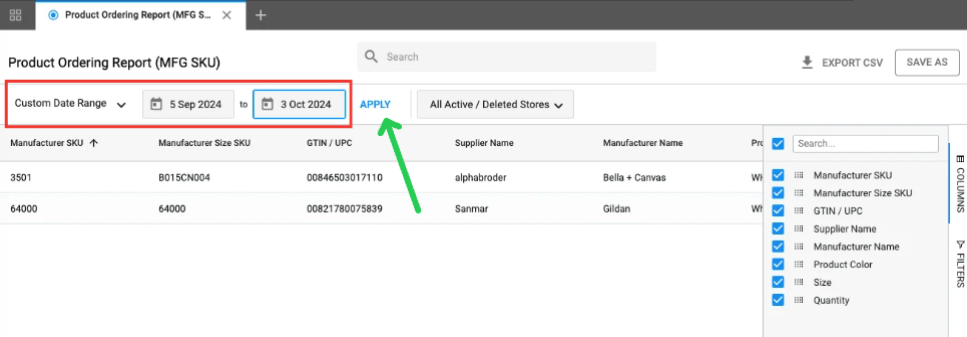 Order Detail Report – Inksoft