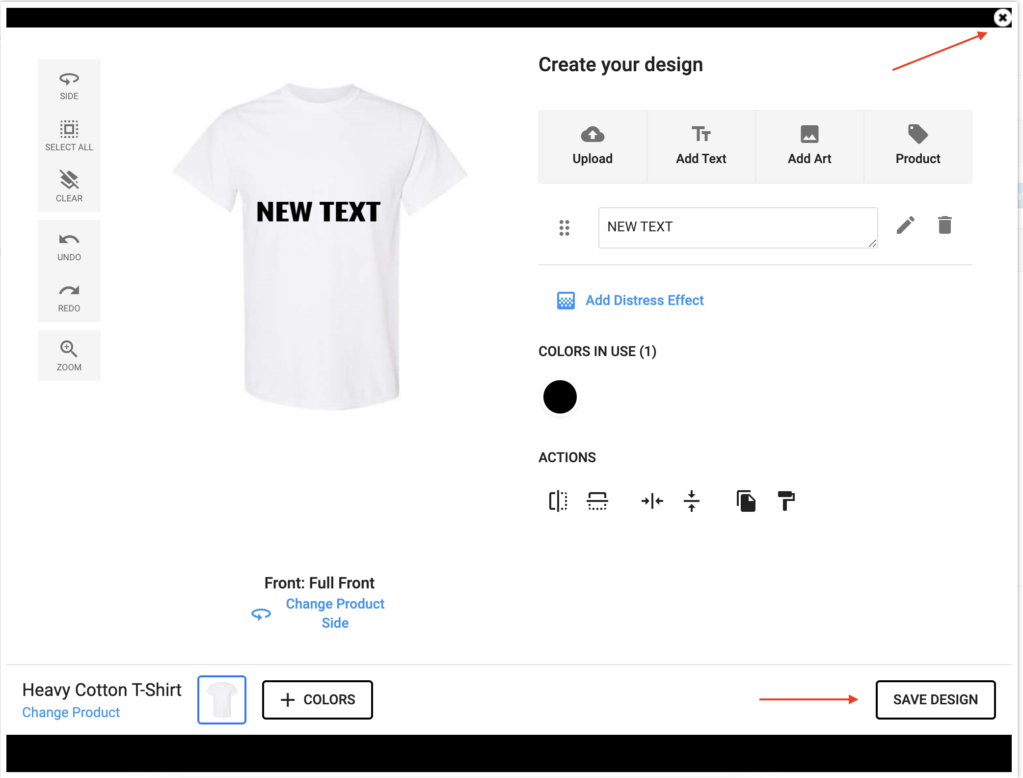 Create New Design Idea – Inksoft